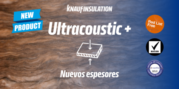 Ultracoustic NEO de Knauf Insulation: máximo rendimiento en aislamiento térmico y acústico | ISOLANA